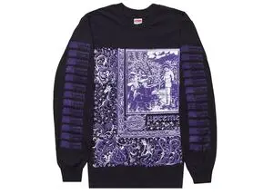 Supreme Saint Sebastian Long Sleeve Tee Shirt - Black
