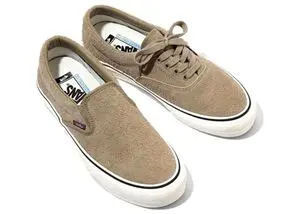 VANS Era Slip-on Sneakers - Taupe/beige/white