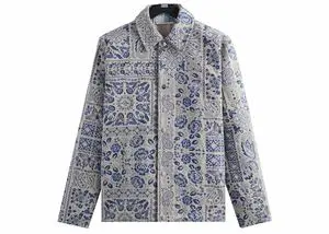 Kith Tapestry Coaches Jacket - Sandrift