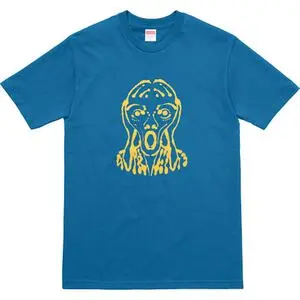 Supreme Scream Tee Shirt Deep Blue