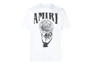 Amiri Crystal Ball Short Sleeve Tee Shirt