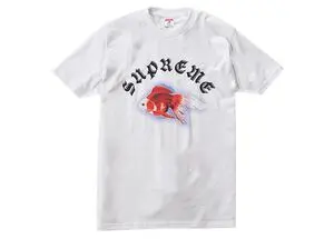 Supreme Sasquatchfabrix Goldfish Tee Shirt - White