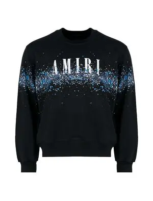 Amiri Crystal Splash Logo Sweatshirt