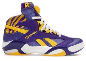 REEBOK Shaq Attaq Lsu Tigers Sneakers - Purple/yellow/white