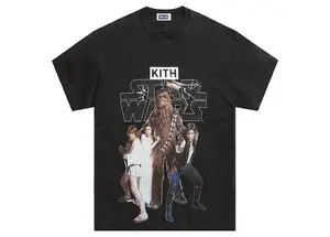Kith X Star Wars Classic Vintage Tee Shirt - Black