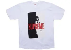 Supreme Scarface Split Tee Shirt - White