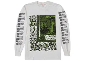 Supreme Saint Sebastian Long Sleeve Tee Shirt - White