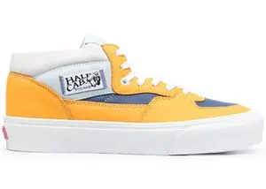 VANS Half Cab Ef Lx High-top Sneakers - White/yellow/blue