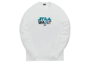 Kith X Star Wars Highlight Long Sleeve Tee Shirt - White
