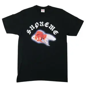 Supreme Sasquatchfabrix Goldfish Tee Shirt - Black