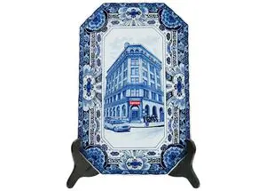 Supreme Royal Delft Handpainted 190 Bowery Large Plate - Blue