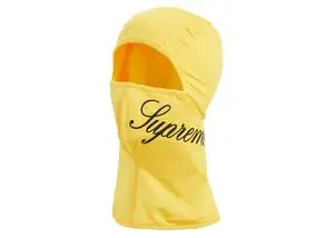 Supreme Script Lightweight Balaclava - Yellow