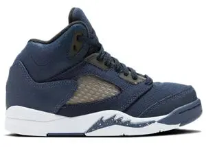 JORDAN 5 Retro Georgetown Sneakers - Midnight Navy Blue/black/football Grey