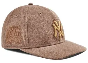 Kith New Era For New York Yankees Bullion Fitted Hat - Dark Tan