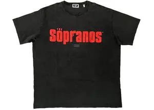 Kith The Sopranos Vintage Tee Shirt - Black