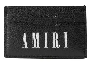 Amiri Logo Card Holder - Black