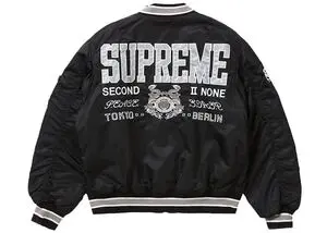 Supreme Second To None Ma1 Jacket - Black