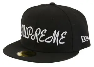 Supreme Script Cap - Black