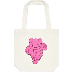 KAWS Chum Tote Bag - Pink