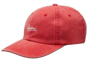 Supreme Script Logo 6-panel Cap - Red