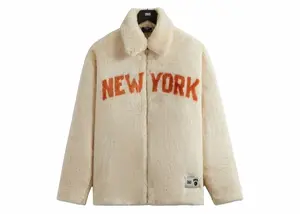 Kith New York Knicks Faux Fur Coaches Jacket - Silk