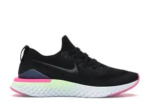 Nike Epic React Flyknit 2 Sneakers - Black/sapphire