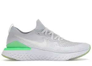 Nike Epic React Flyknit 2 8bit Sneakers - White/lime Blast