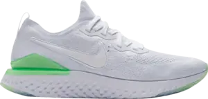 Nike Epic React Flyknit 2 8bit Sneakers White/whiteone-colorlime Blast