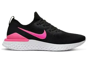 Nike Epic React Flyknit 2 - Black/pink Blast