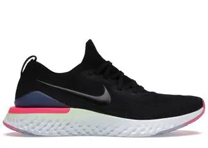 Nike Epic React Flyknit 2 Sneakers - Black/sapphire