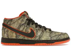 Nike Dunk Mid Sneakers - Dark Army/orange Blaze