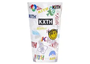 Kith Novelty Logo Glass - Black