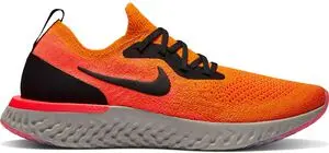 Nike Epic React Flyknit Sneakers - Copper Flash/black/flash Crimson