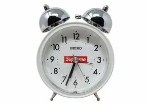 Supreme Seiko Alarm Clock - White