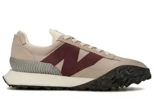 NEW BALANCE Lace-up Athletic Sneakers - Beige/burgundy
