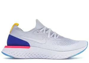 Nike Epic React Flyknit Sneakers - White/racer Blue
