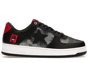 BAPE A Bathing Ape Bape Sta HUGO Sneakers Black/grey/red