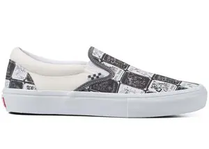 VANS Vans Skate Slip-On Sneakers Raven Grey/white