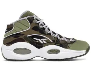 REEBOK Question Mid Mita Sneakers X Bape 1st - Camo/white/cool Grey