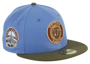 New Era Detroit Tigers 1951 All Star Game Patch 59fifty Fitted Hat - Indigo/olive