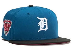 New Era Detroit Tigers 2005 All-star Game Patch 59fifty Fitted Hat - Royal/black