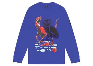 OVO Jurassic Park Crewneck Sweatshirt - Raptors Purple