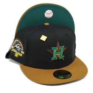 New Era Houston Astros 45th Anniversary Patch Fitted Cap