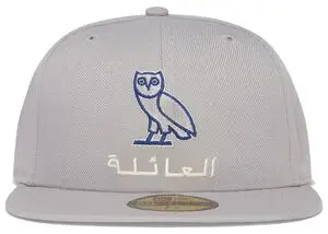 OVO New Era Family Owl 59fifty Cap - Grey