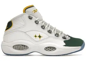 REEBOK Question Mid Bstn Bethel High School Sneakers - Footwear White/dark Green/always Yellow