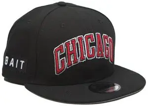 New Era X Bait Chicago Bulls 9fifty Snapback Cap - Black