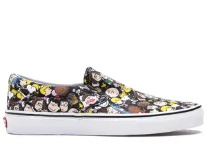 VANS X Peanuts Slip-on Sneakers - The Gang/black