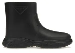 Prada Rubber Pull-on Ankle Booties