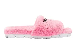 Prada Terry Cloth Slides - Petal Pink
