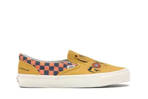 VANS Vans X Ralph Steadman Slip-On Sneakers Checkerboard/orange